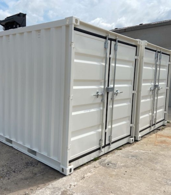Conteneur maritime 10 pieds Standard - Blanc - CAREI CONTAINERS