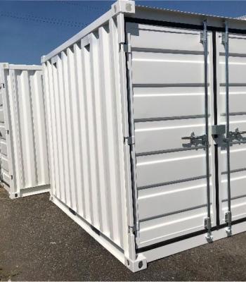 Conteneur maritime 10 pieds Standard - Blanc - CAREI CONTAINERS